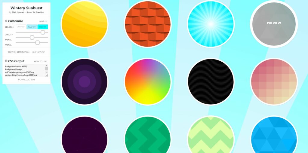 Crea fondos SVG free para tu página web con estas herramientas