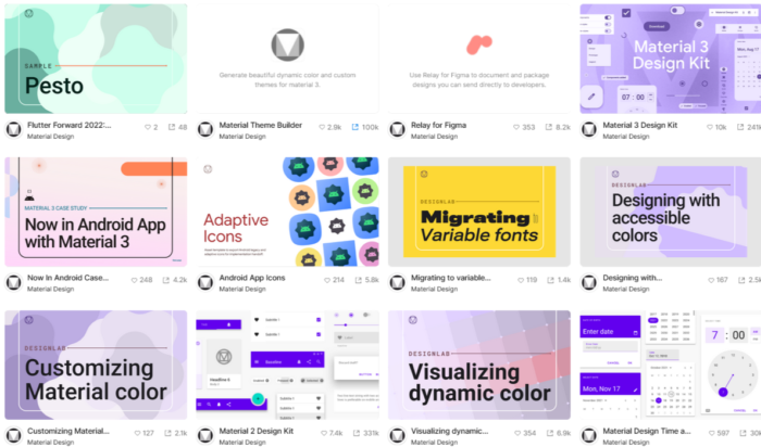 Colección de sistemas de diseño para Figma