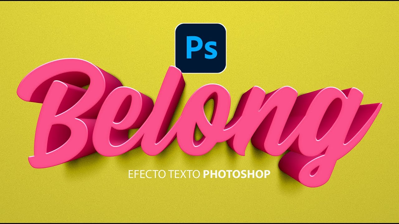 Como hacer letras en 3d con Photoshop