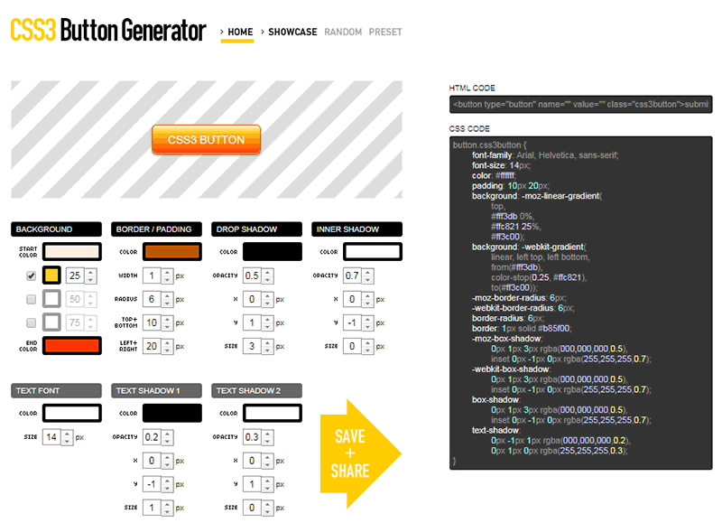 Generadores de código css para páginas web